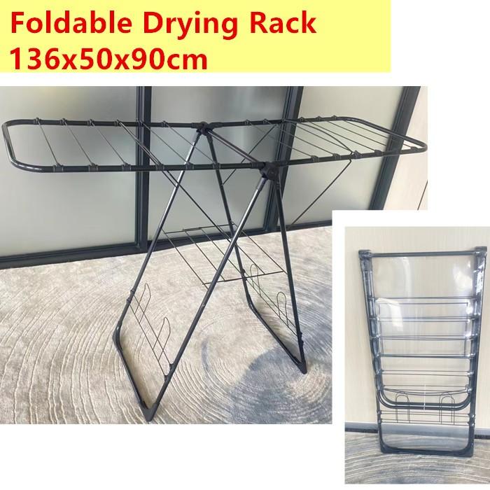 Indoor Outdoor Foldable Clothes Laundry Drying Rack Rak Pengering ...
