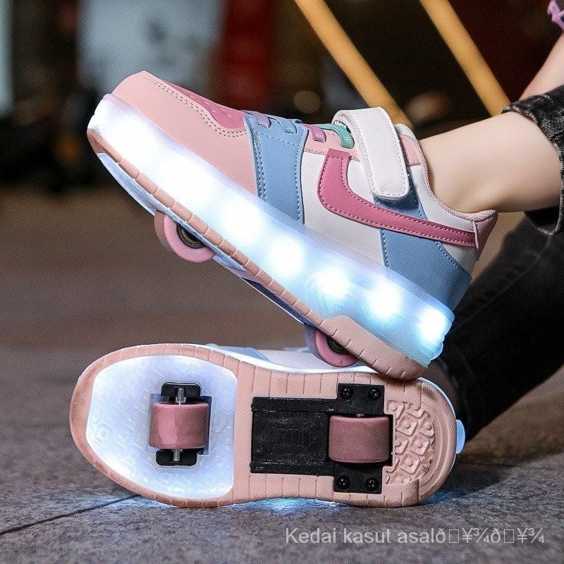 Heelys Dua Roda Api, Skate Kanak-kanak, Saiz 28-40, Kasut LE - TikTok ...