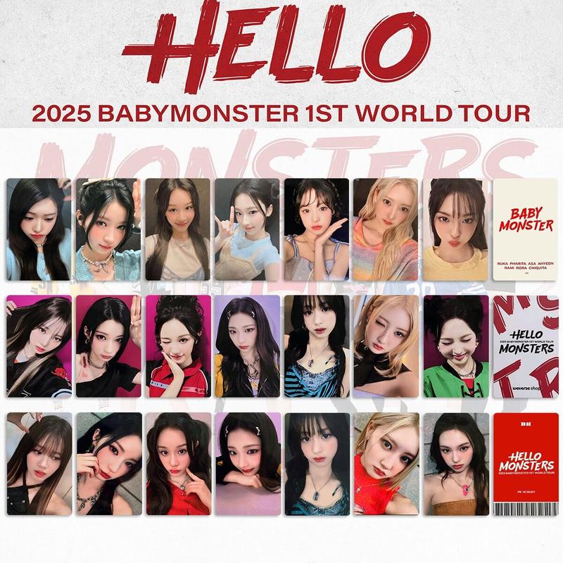 BABYMONSTER World Tour PhotoCard 2025 Hello Monsters Japan PopUp ...