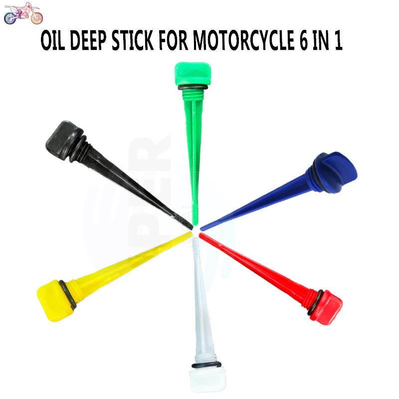 Motorcycle UNIVERSAL oil plug dip stick plastic oil dip stic - TikTok ...