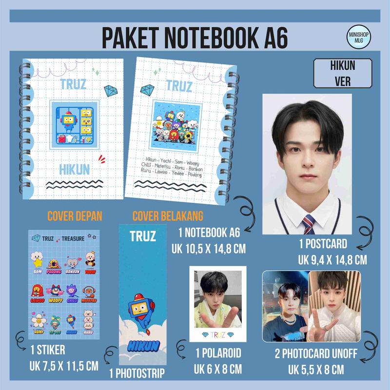 PAKET HEMAT NOTEBOOK TREASURE TRUZ UNOFFICIAL - FANKIT NOTEBOOK - Shop ...