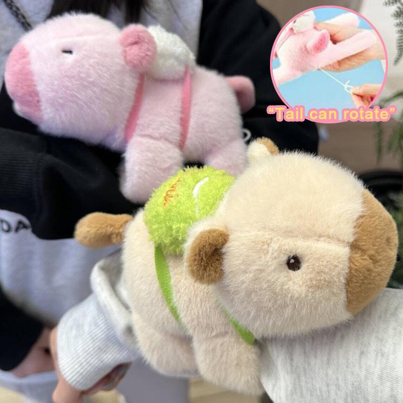 Cartoon Stay Wire Rotate Tail Capybara Clap Circle Toys Slap - TikTok ...