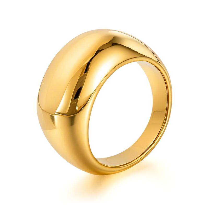 Niche Rings For Women Stainless Steel Personality Fashion Simple - TikTok Shop Singapore