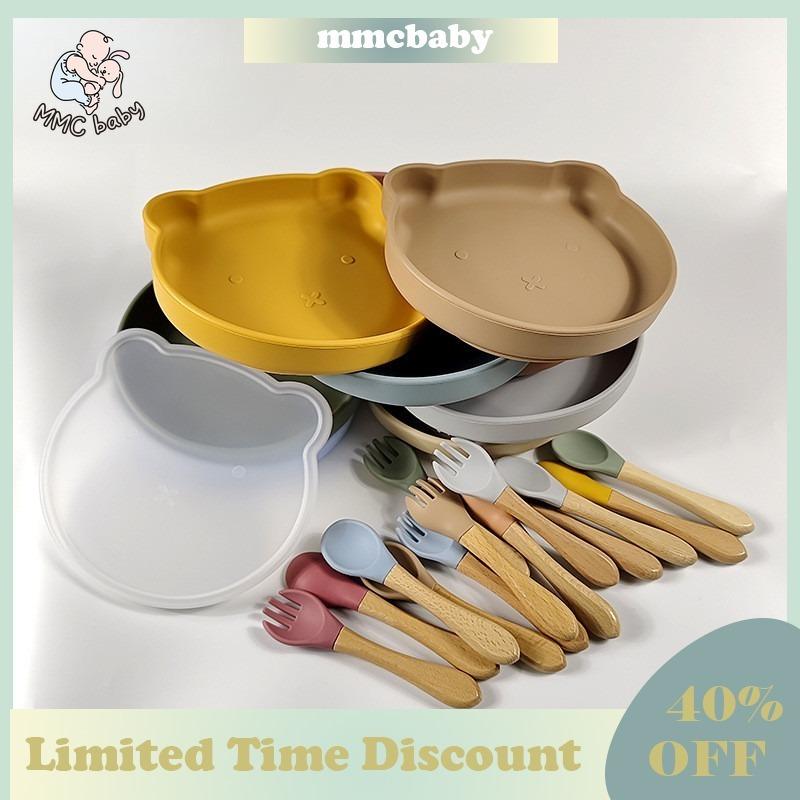 Pinggan Makan Bayi Beruang Silikon, Set 4Pcs, dengan Penutup - TikTok ...