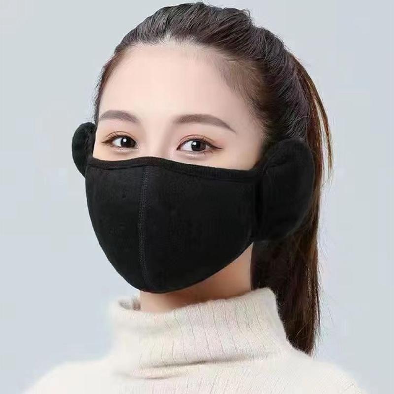 Winter Warm Face Cover Thickened Face Cover With Ear Protection Unisex ...