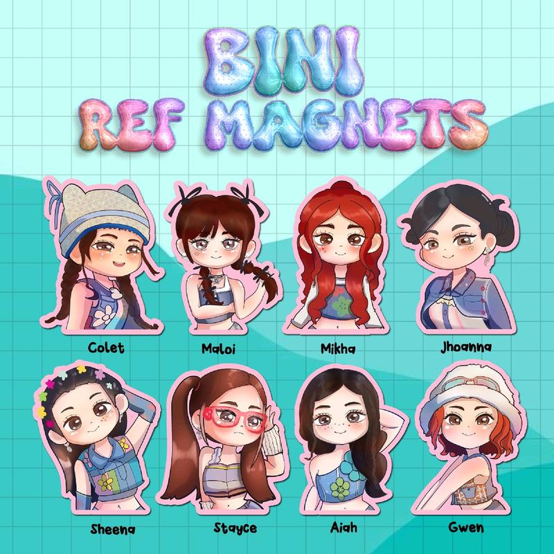 8PCS BINI CHIBI REF MAGNETS (COMPLETE SET OF MEMBERS) - TikTok Shop ...