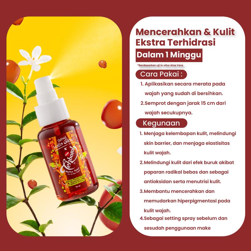 Dermies Hello Glow SOSRO MisTEA Toner 70 ml - Toner Pencerah Wajah ...