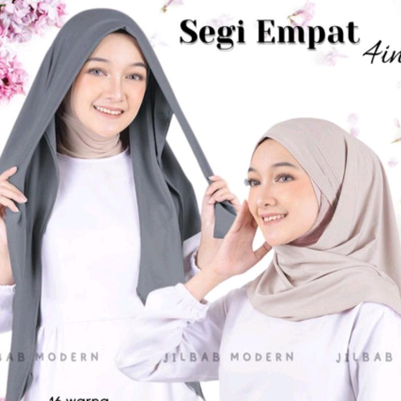 Segi empat malay/segi empat tali malay 2 layer/segi empat instan/hijab ...