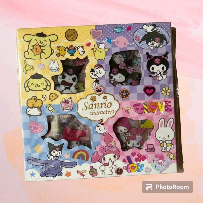 Stiker Nono Sanrio Mix Karakter isi 100pcs - Sticker Sanrio Viral isi ...
