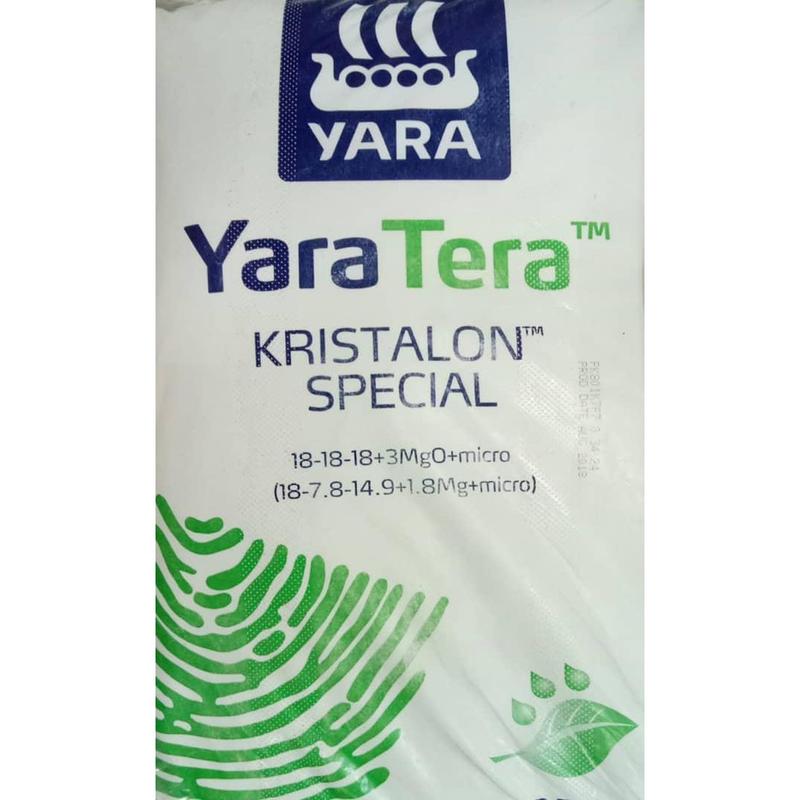 YaraTera KRISTALON GREEN LABEL 18-18-18 +TE (Repack 500gm/1kg) - TikTok ...