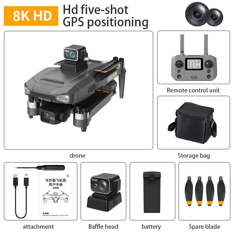 P20 GPS Drone Auto Return 8k HD 3 Axis Gimbal Camera 7.4V 3400mah ...
