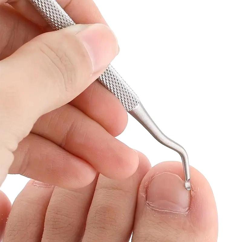Stainless Steel Ingrown Toenail Tool, 3 Counts Toenail File Pusher ...