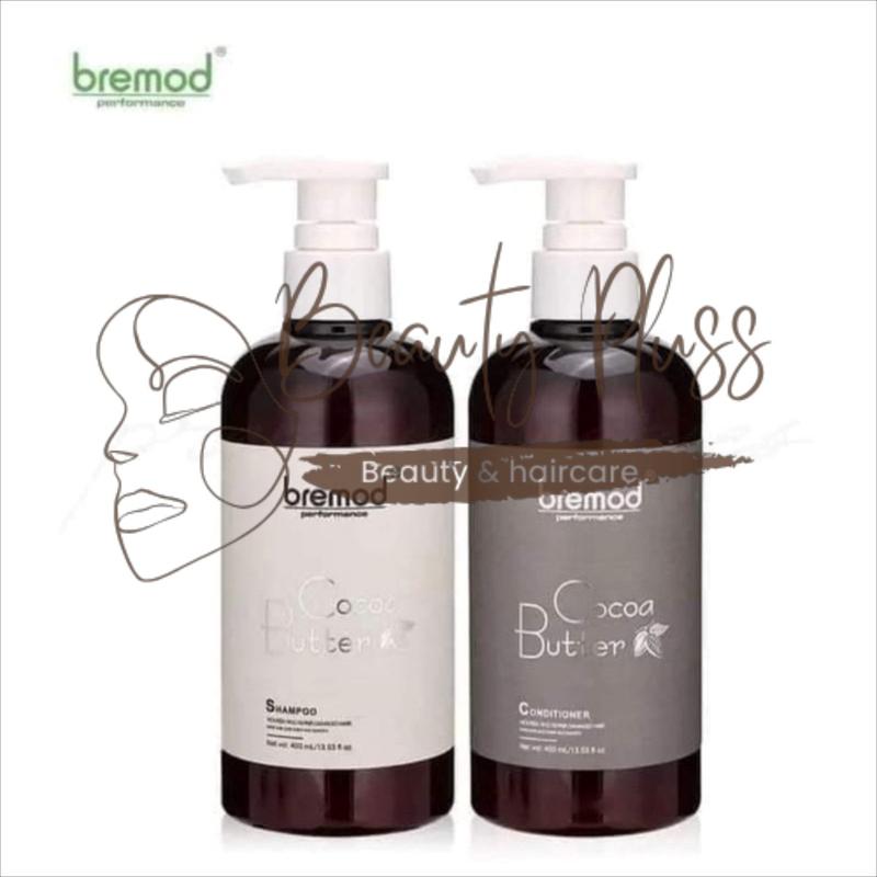 Bremod Cocoa Butter Hair Shampoo and Conditioner 400ml Each Rich ...
