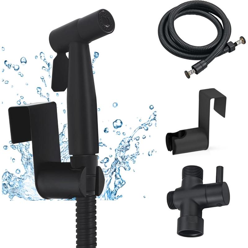 Black Bidet Sprayer for Toilet, Handheld Bidet Sprayer Kit, Hand ...