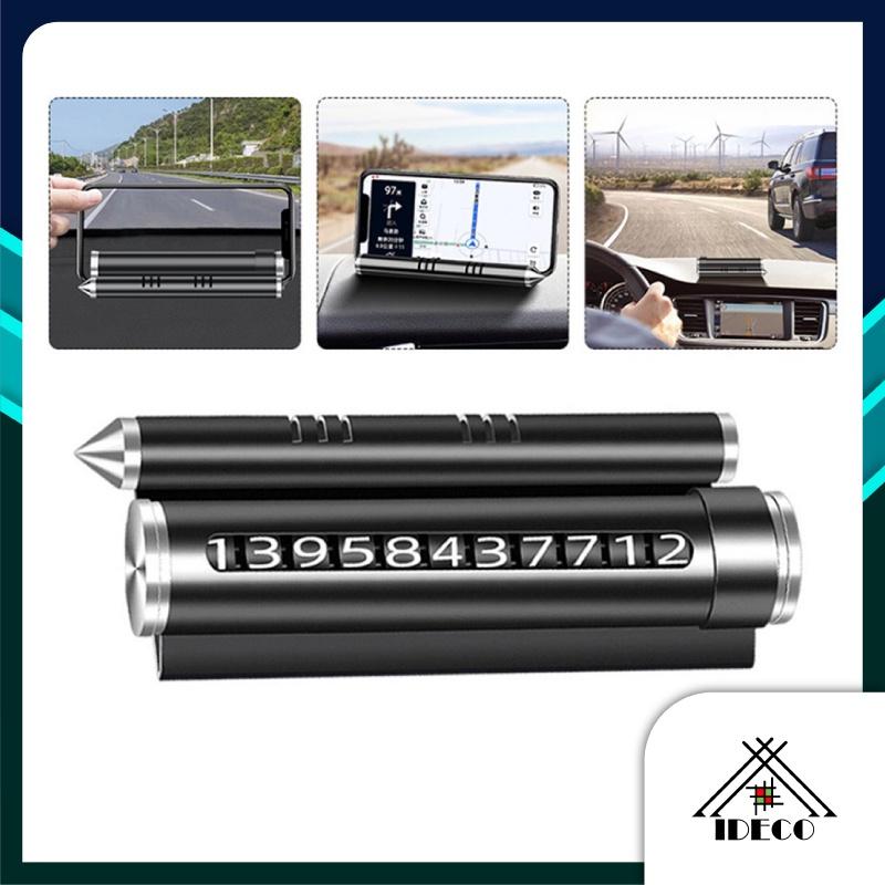iDECO 4 in 1 Metal Car Temporary Parking Number With Safety Hammer ...