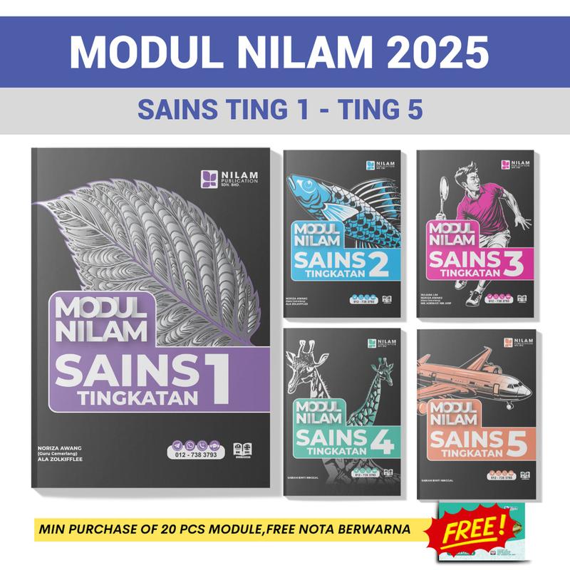 NILAM Modul Sains Tingkatan 1 2 3 4 5 (2025) Dwibahasa - TikTok Shop Malaysia
