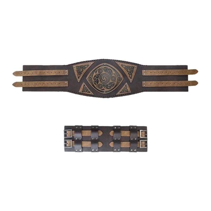 Medieval Wide Belt Larp Costume for Men Women Cosplay Prop Nordic ...