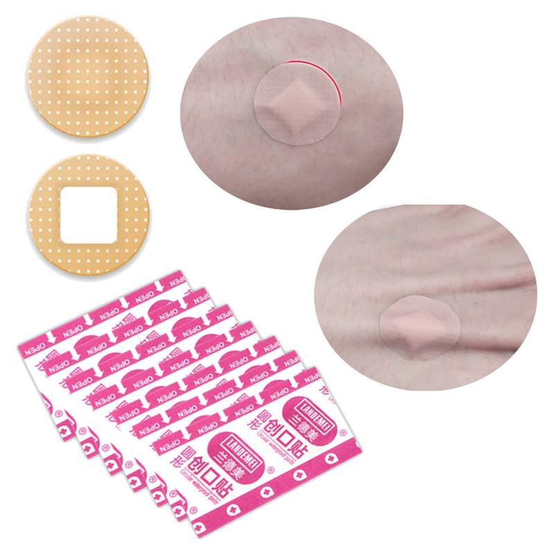 100Pcs Band-aid Cute Cartoon Woundplast Round Wound Patches Breathable ...