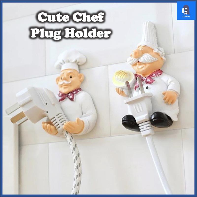 Plastic Power Wall Adhesive Plug Socket Holder Holder Chef Plug ...