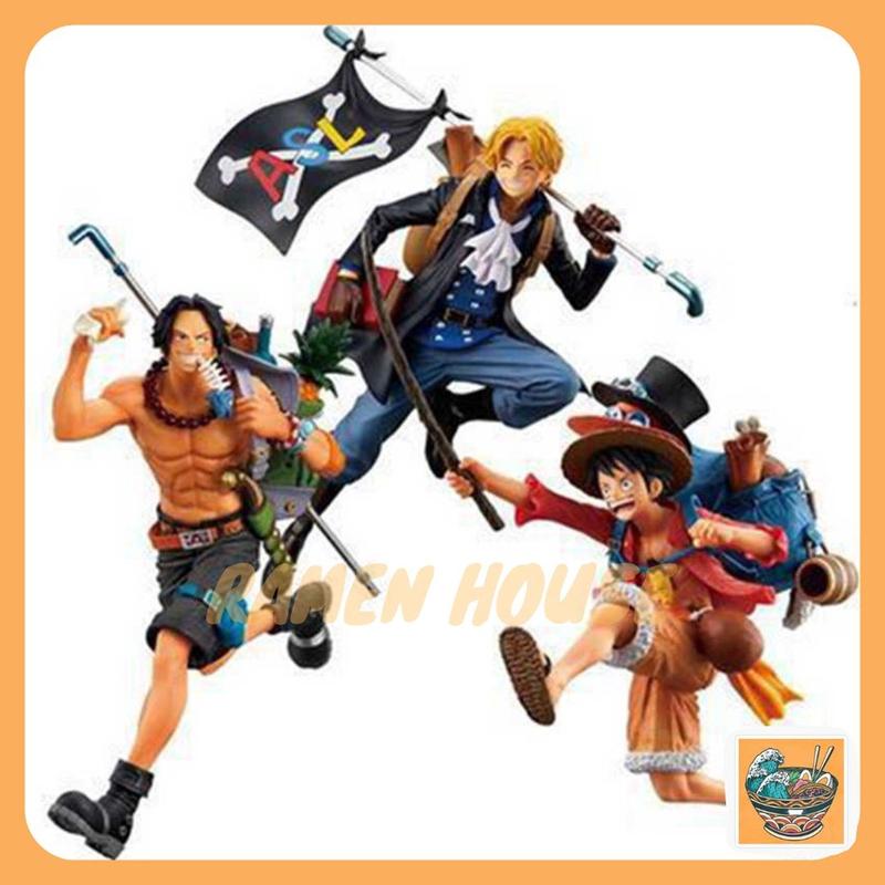 One Piece 3 Brothers Luffy Ace Sabo Figure Toys [READY STOCK - TikTok ...