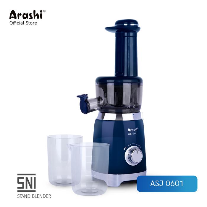 Promo Arashi Slow Juicer ASJ 0601 With 500ml & 600ml Plastic Cup Cicil ...