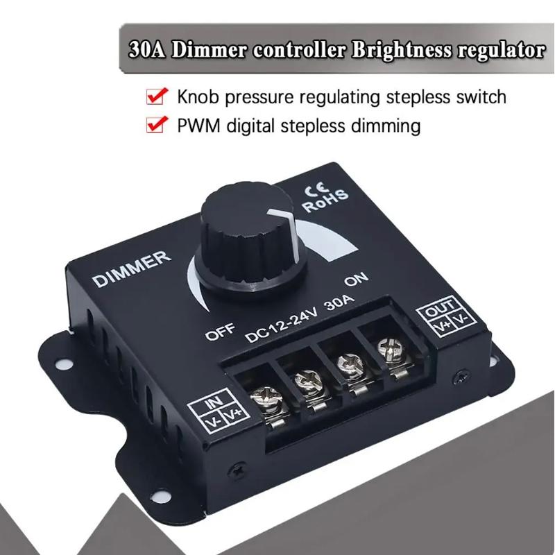 LED Dimmer Adjustable Brightness Lamp Bulb Strip Driver Single - TikTok ...