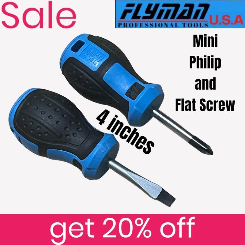Mini Philip and Flat Screw 4 inches Flyman USA Original - TikTok Shop ...