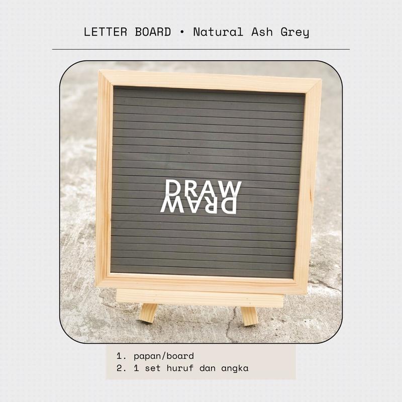 LETTER BOARD | include 1 set huruf dan angka - Shop | Tokopedia