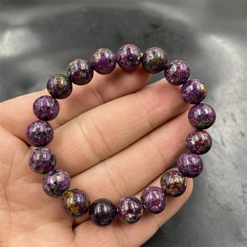 Gelang Tangan Manik Bulat Jed Warna Dalam, 10mm, Untuk Wanita, Gelang ...