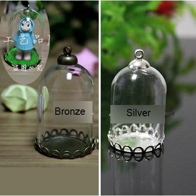 Jual KUBAH KACA GANTUNG 38x25MM Hanging Dome Bola Kaca Terarium Mini ...