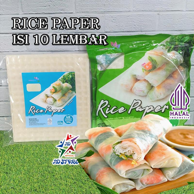 Kulit Lumpia Rice paper 10 Lembar java super food Frozen - Shop | Tokopedia