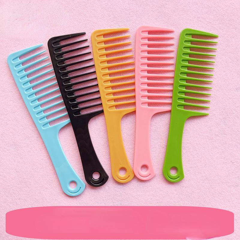 Large Wide Tooth Combs of Hook Handle Detangling Reduce Hair - TikTok ...
