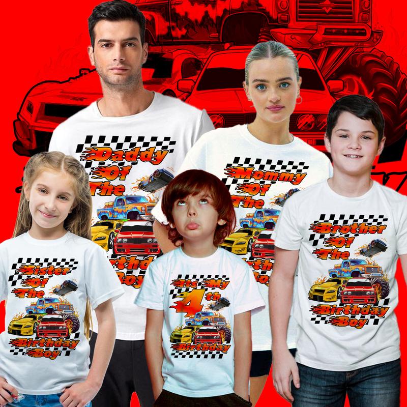 Jolly Racer Hot Wheels Cars inspired Family Birthday Shirt for - TikTok ...