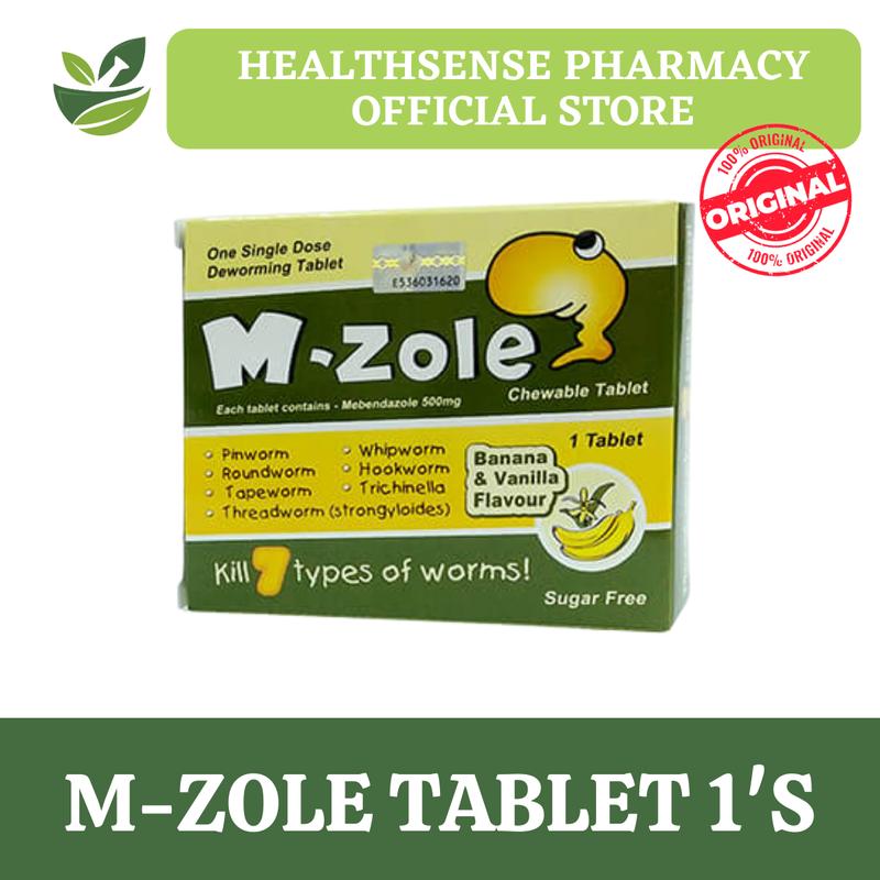 M-ZOLE TABLET CHEWABLE 1'S - TikTok Shop Malaysia