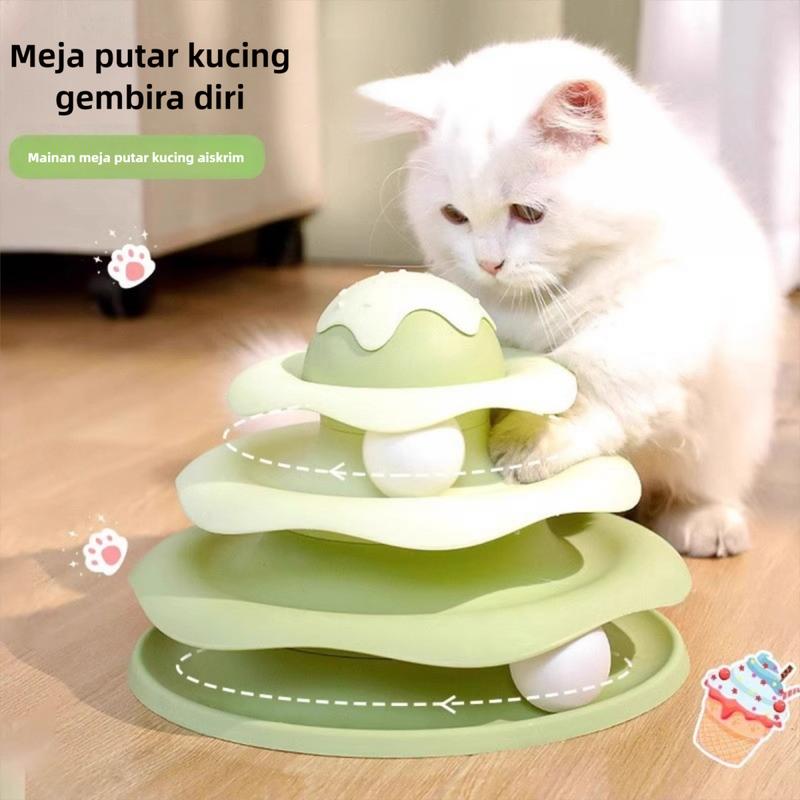 Cat Toy Turntable – Mainan Kucing Putar, Gagal Boring, Bakar - TikTok ...