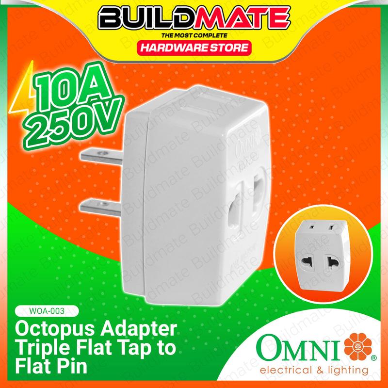 BUILDMATE Omni Octopus Adapter Triple Flat Tap to Flat Pin 10A - TikTok ...
