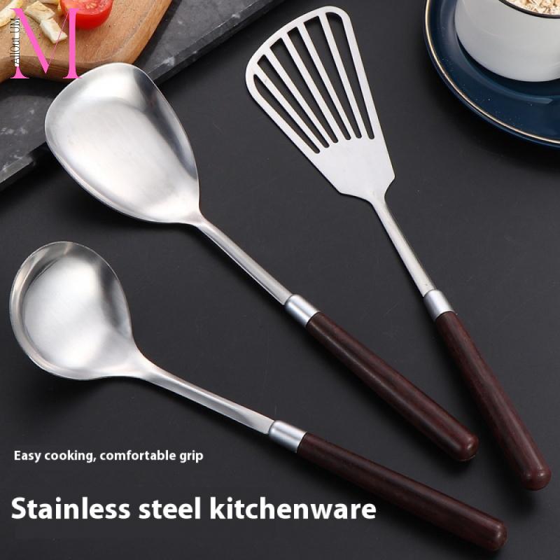 410 Stainless Steel Soup Ladle Ladel Vintage Imitation Woode - TikTok ...