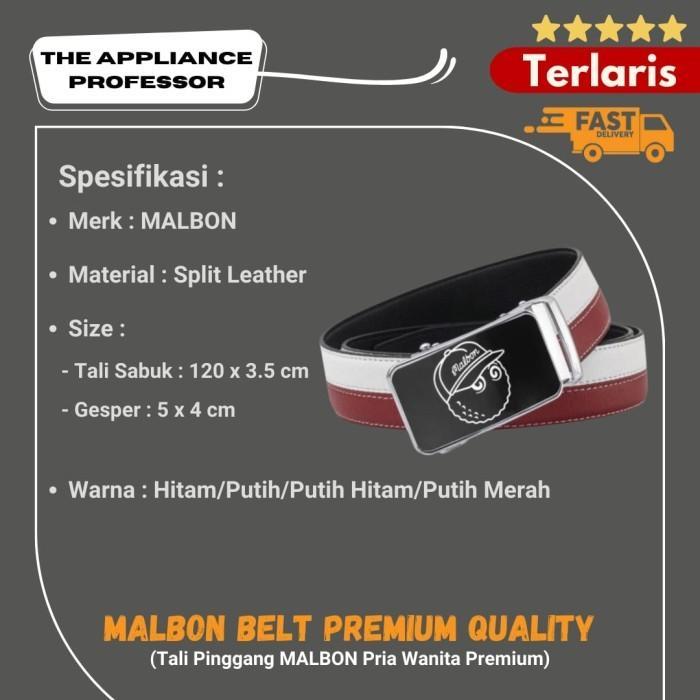 Jual Belt Premium Quality - Tali Pinggang Pria Wanita Premium - Putih ...