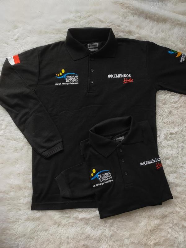 POLO KEMENSOS SELALU ADA/KEMENSOS HADIR LOGO STD - Shop | Tokopedia