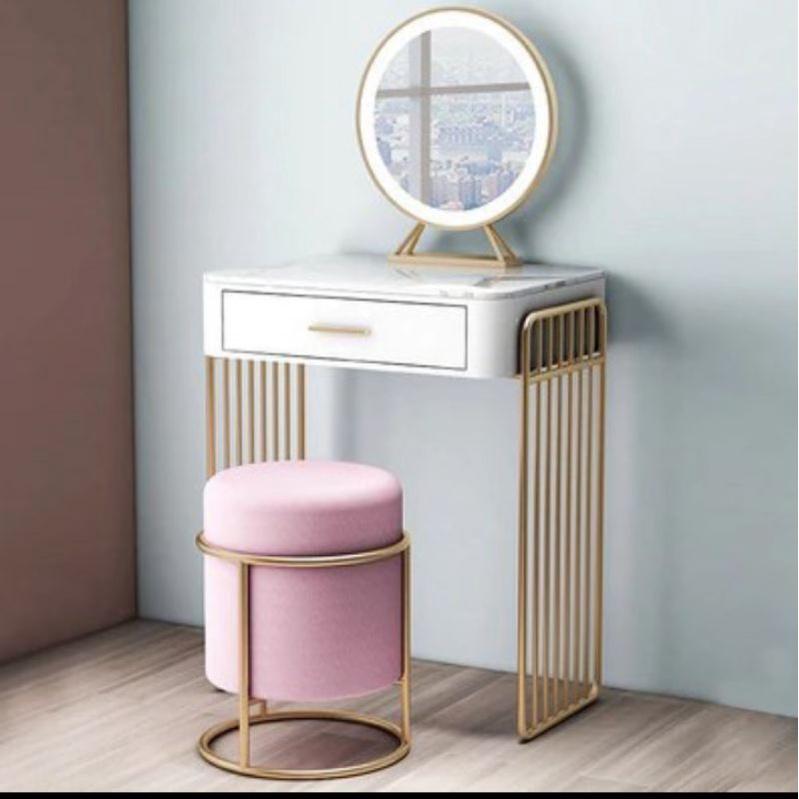 Nakas meja rias hias make up vanity mirror stool ceemin meja - Shop ...