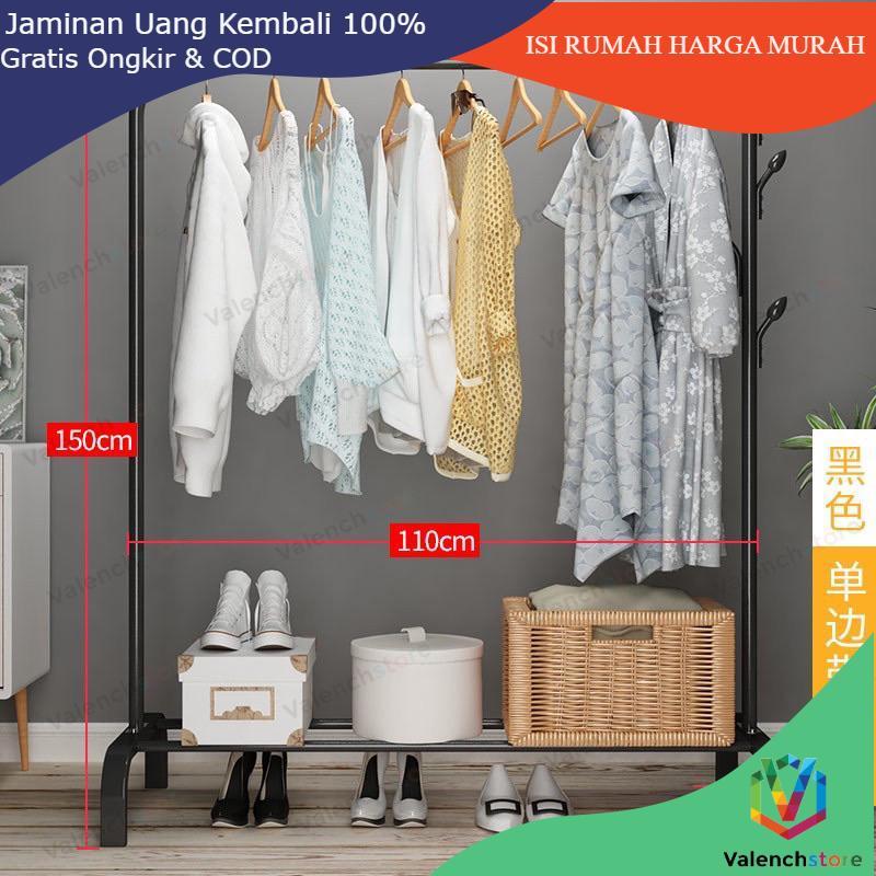 Stand Hanger Single Besi Kuat Butik Display Gantungan Baju / - Shop ...