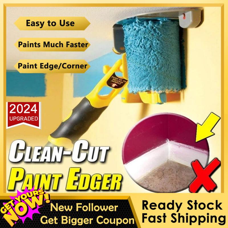 [Ready to ship] Clean-Cut Paint Edger Roller Brush Safe Tool - TikTok ...