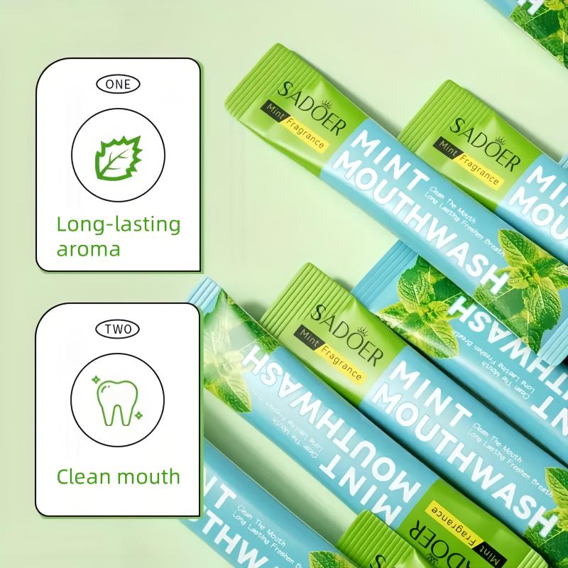 40pcs Mint Flavored Mouthwash, Daily Basic Cleaning, Mint Flavored ...