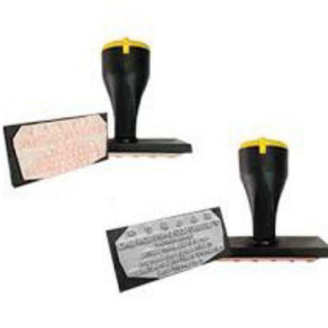 Company Rubber Stamp Normal Cop Pre Ink 4 -6 Line - TikTok Shop Malaysia