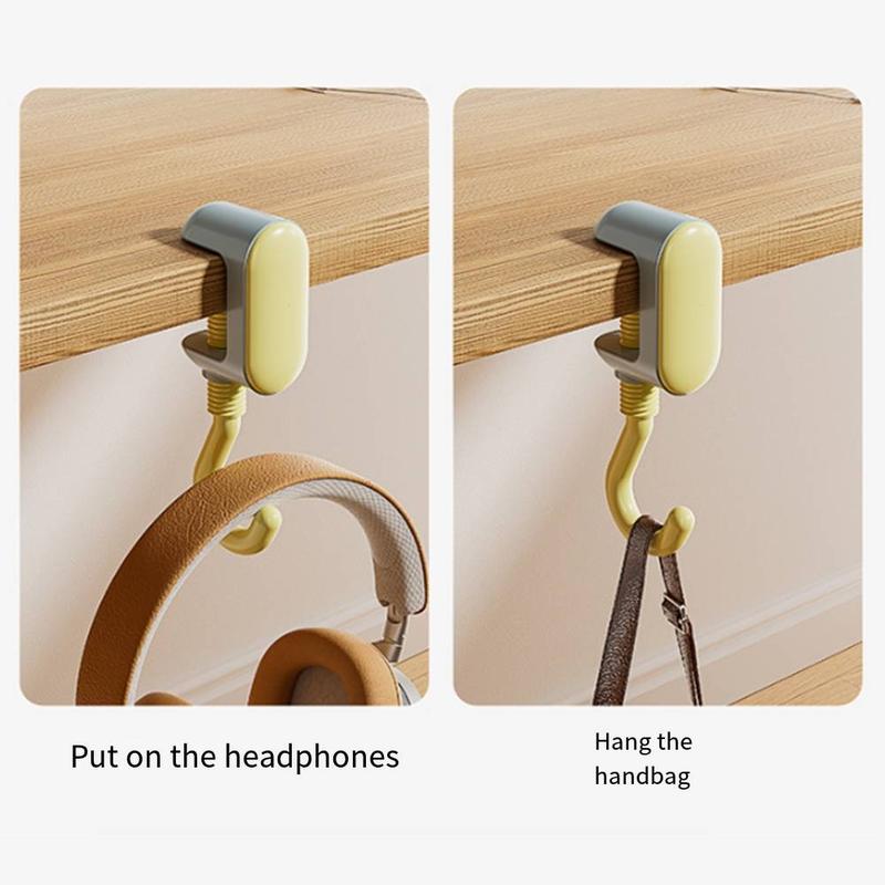 Dopamine Portable Adjustable Desk Hook Desktop Bag Hooks Strong ...