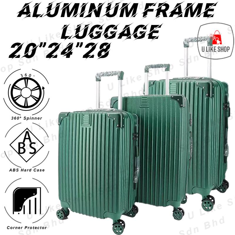 ABS Luggage Ready Stock/Retro Luggage Aluminium Corner Design - TikTok ...