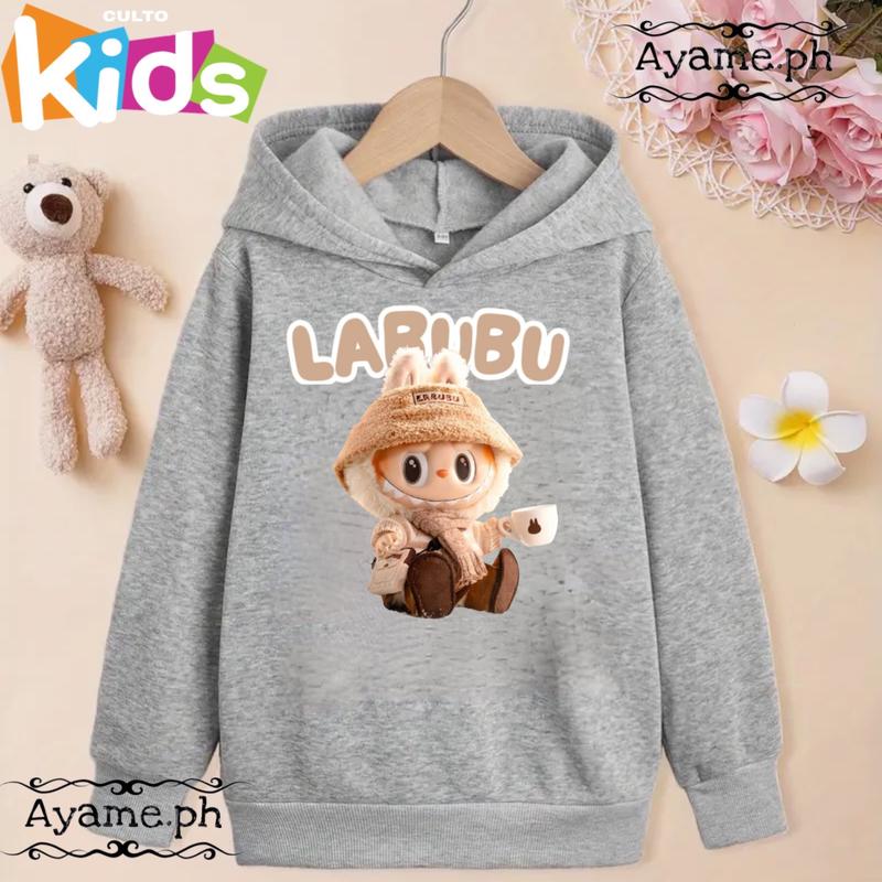 Labubu hoodie jacket for kids unisex cotton good quality - TikTok Shop ...