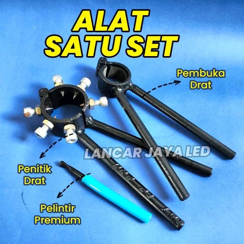 Satu set alat alat penitik drat, pembuka drat, untir premium murah ...