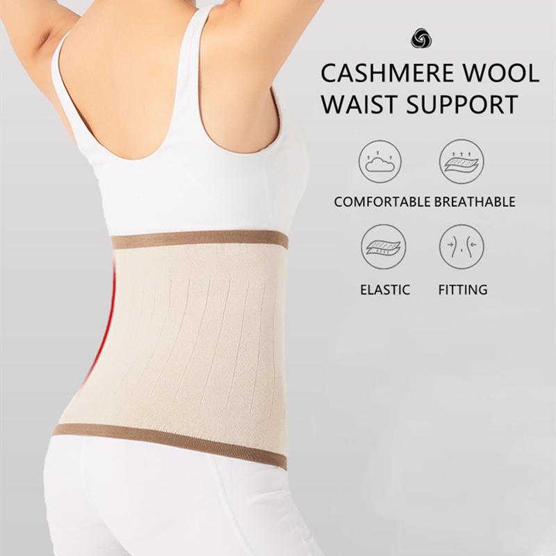 Soft Warm Knit Compression Waistband Back Brace Lumbar Support - TikTok ...