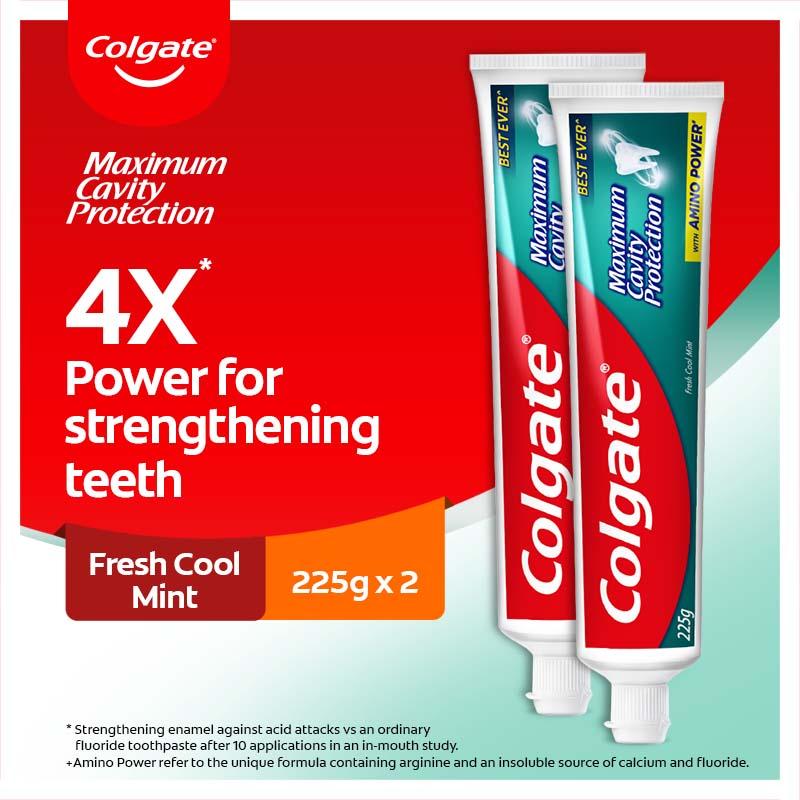 Colgate Maximum Cavity Protection Fresh Cool Mint Toothpaste - TikTok ...